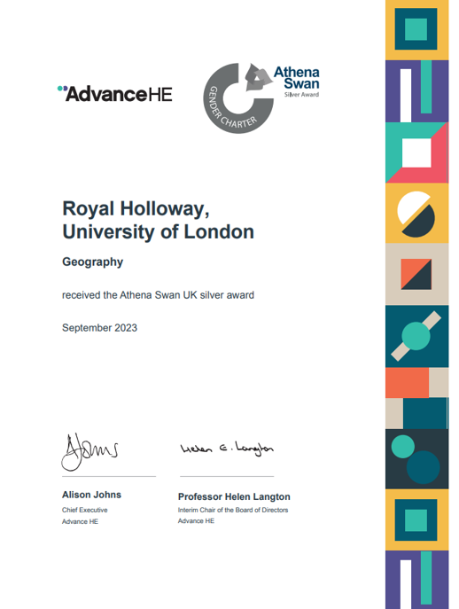 Athena Swan Silver award